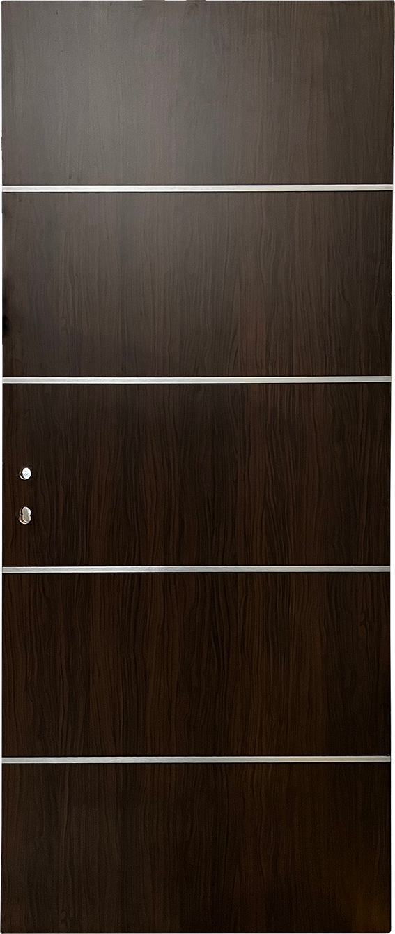 Walnut PVC Internal Coating Door
