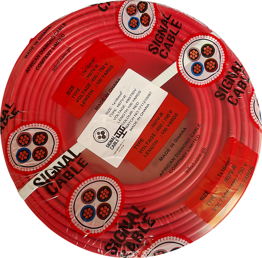 SIGNAL CABLE 16mm Red Conduit Cables